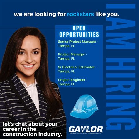 Stephanie Ghazi Hosseini On Linkedin Hiring Construction Electrical