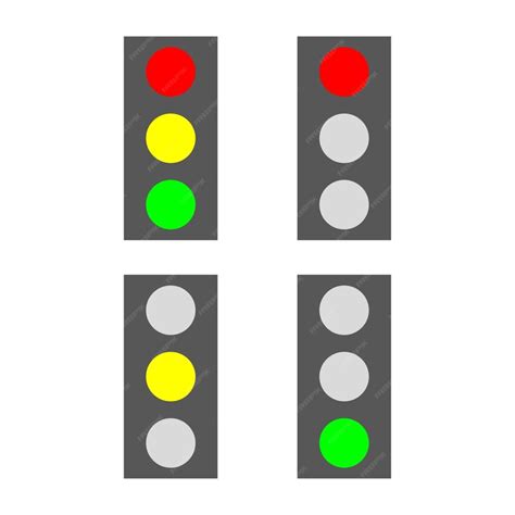 Premium Vector Traffic Lights Traffic Regulator Vector Illustration