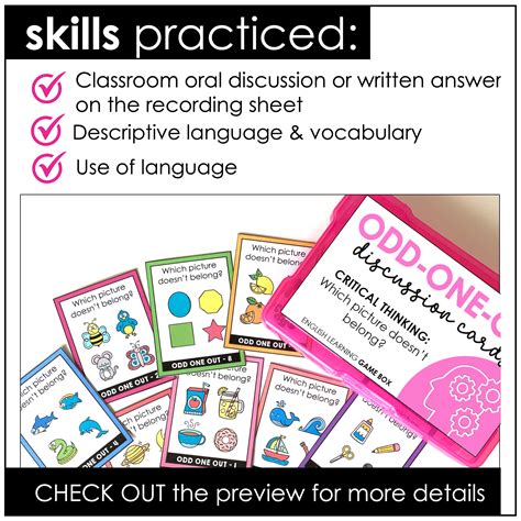 Odd One Out Cards Speaking Activity Which Object Doesnt Belong And