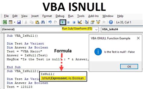 Vba Isnull ¿cómo Usar La Función Vba Isnull En Excel Vba 2025