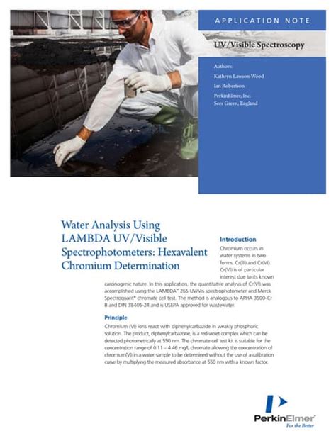Water Analysis Using Lambda Uv Visible Spectrophotometers Ortho Phosphate Determination Pdf