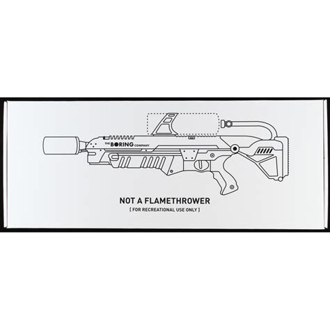 The Boring Company Not A Flamethrower With Original Box And Manual