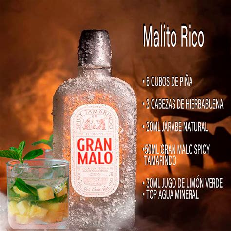 Gran Malo Sabor Tamarindo Licor De Tequila 750 Ml Centraldeprecios