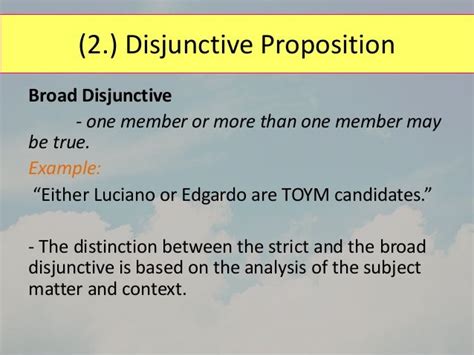 Judgment And Proposition Or Logical Statement