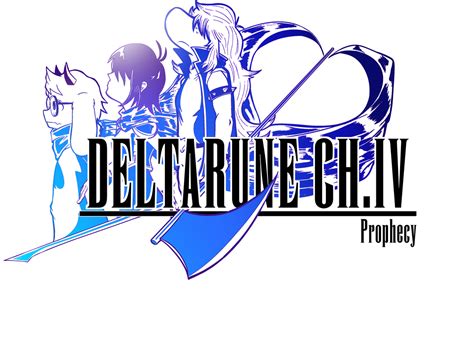 Deltarune Chapter 4 Final Fantasy Logo By Doompop3d On Newgrounds