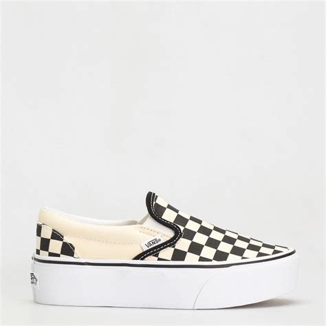 Vans Shoes Vans Womens Classic Checkered Slip On Stackform Poshmark