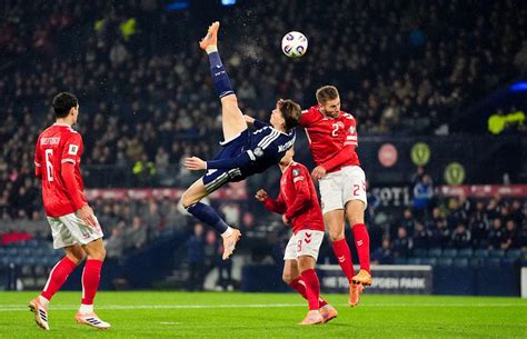 Scott Mctominay Scores Bicycle Kick Goal For Scotland In Key World Cup