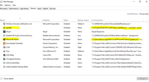 update exe inside my windows startup list resolved malware removal