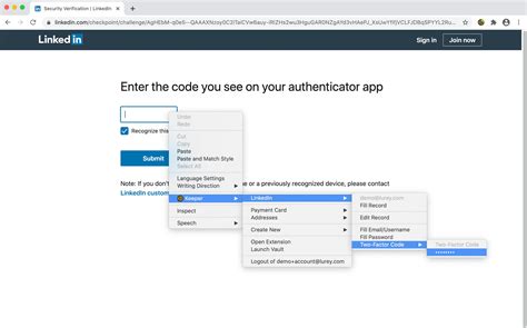 Storing Two Factor Codes Keeper Documentation