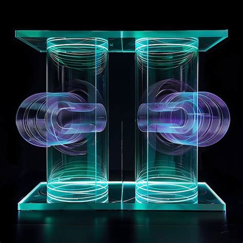 Premium Photo Quantum Entanglement Gate With Superposition Symbols And Tur Glowing Object Y2k