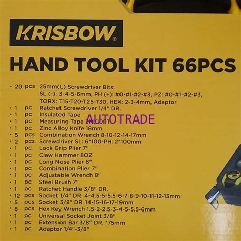 Jual Toolkit 78 Box Set Tool Kit Original Krisbow Kotak Perkakas