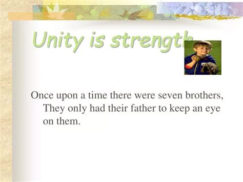 PPT Unity Is Strength PowerPoint Presentation Free Download ID