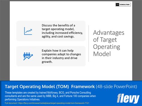 Target Operating Model Tom Framework Ppt Slide Deck