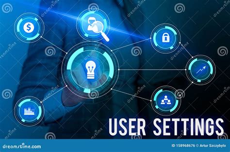 Conceptual Hand Writing Showing User Settings Business Photo Showcasing Configuration Of