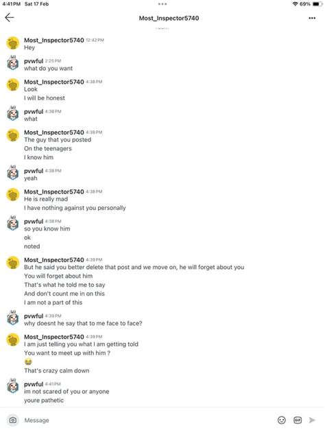 So Basically This Guy Dmed Me Not Too Long Ago And Started Asking Me