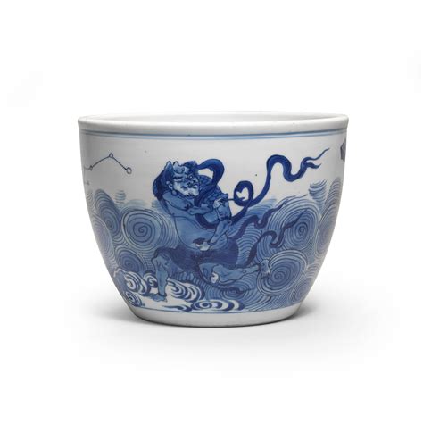 Bonhams A Rare Blue And White Documentary Kui Xing Vessel Dated To