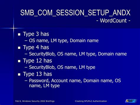 ppt cracking ntlmv2 authentication powerpoint presentation free download id 4817671
