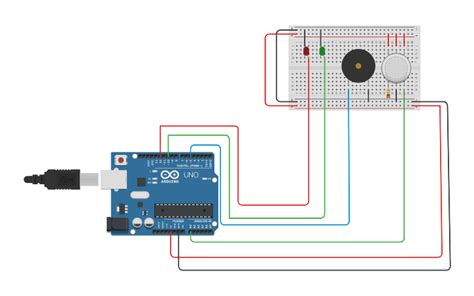 Circuit Design Arduino Gas Sensor Tinkercad