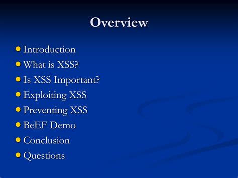 Ppt Cross Site Scripting Xss Vulnerabilities Prevention Methods And Implications Powerpoint
