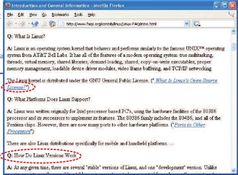 Example Of Web Page Containing A FAQ Download Scientific Diagram
