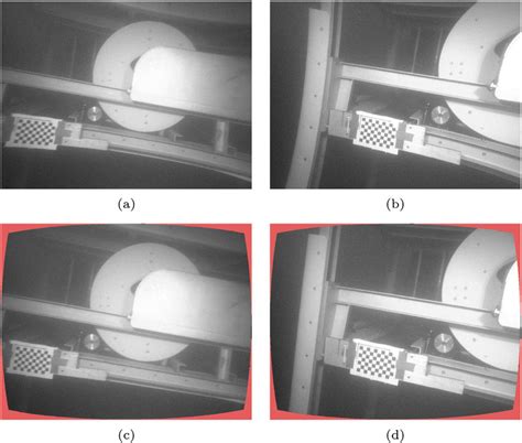 Comparison Between Images Before And After The Calibration Process