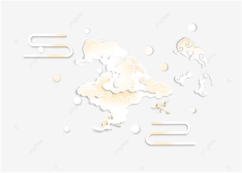 흰색 입체 상서로운 구름 하얀 입체 샹윤 Png 일러스트 및 Psd 이미지 무료 다운로드 Pngtree