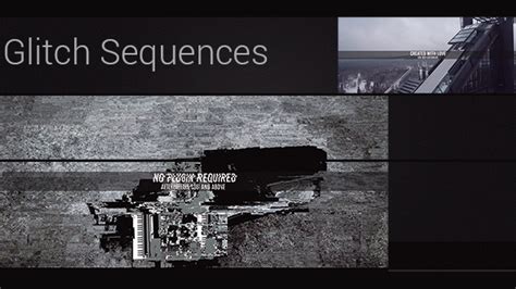 Title Sequence Glitch Opener After Effects Project Files VideoHive