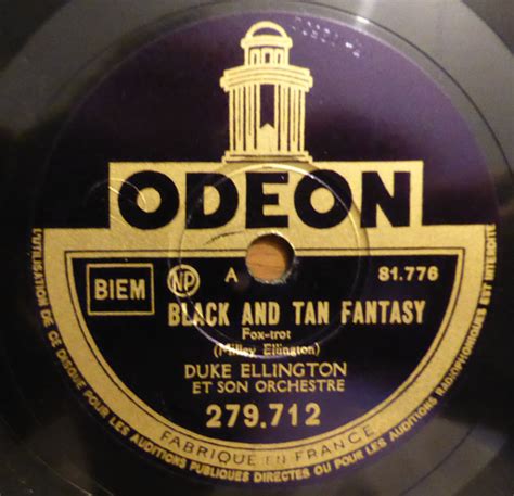 Duke Ellington And His Orchestra Black And Tan Fantasy Ring Dem