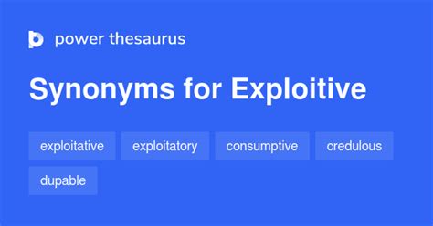 exploitive synonyms 63 similar words and phrases