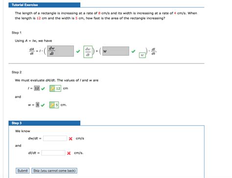 Solved Tutorial Exercise The Length Of A Rectangle Is