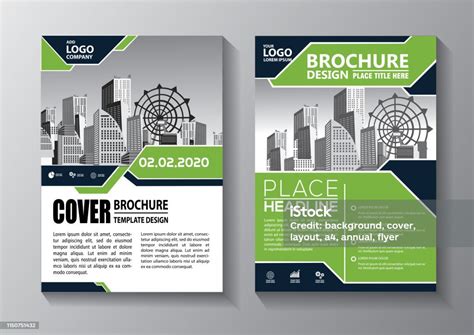 브로셔 디자인 현대적인 레이아웃 연례 보고서 포스터 다채로운 삼각형으로 A4의 전단지 기술 과학 밝은 배경으로 시장에 대 한 기하학적 모양 0명에 대한 스톡 벡터 아트 및