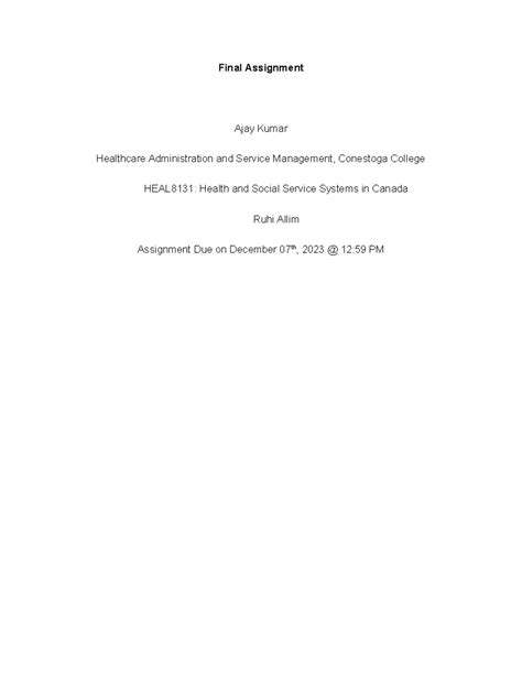 Final Assignment Ajay Kumar Section 5 Final Assignment Ajay Kumar