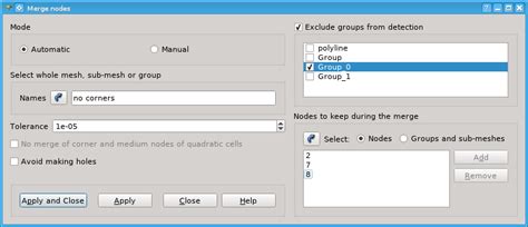 Merging Nodes Mesh Documentation