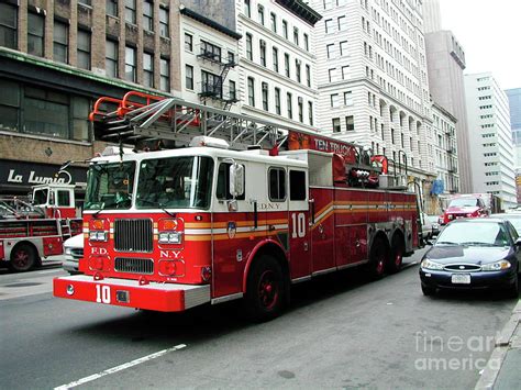 Fdny Ladder 10 Photograph By Steven Spak Pixels