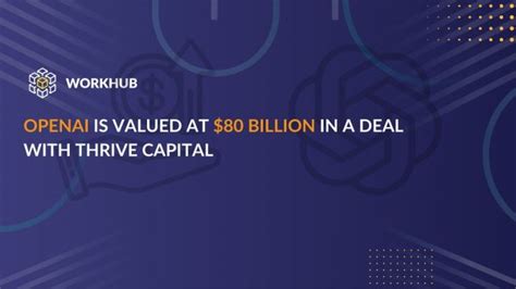 OpenAI Is Valued At Billion In A Deal With Thrive Capital