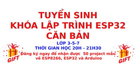 Khóa Học Lập Trình Esp8266 Căn Bản Điện Thông Minh E Smart