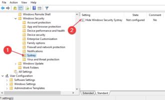 Windows Security Icon Missing How To Get It Back