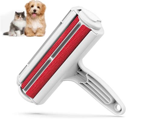 Двусторонний ролик Щетка для удаления чистки шерсти валик для удаления ...