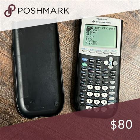 Texas Instruments Graphing Calculator Black Ti 84