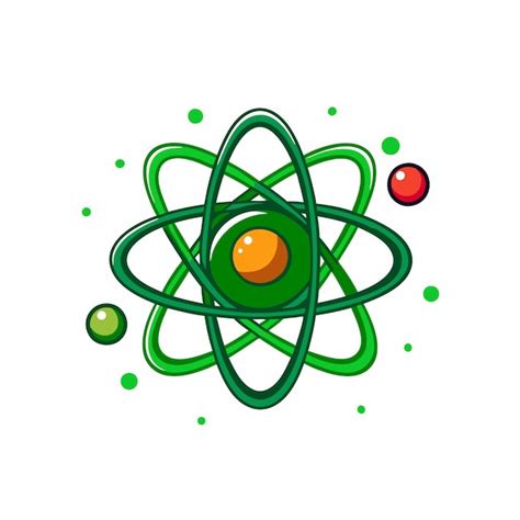 Holographic Atom With Vibrant Shifting Electron Orbitals Premium Ai