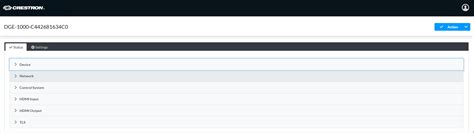 Web Configuration Dge 1000 Manual
