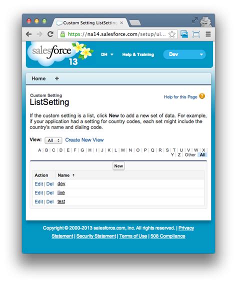 Customsetting Custom Setting List Vs Hierarchy Salesforce Stack