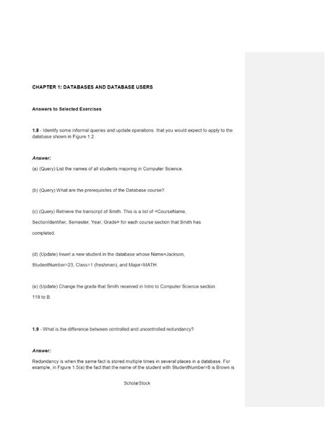Fundamental Of Db Solutions Manual Fundamentals E6 Database Systems