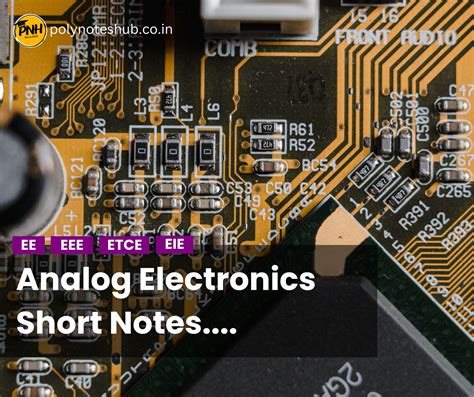 Analog Electronics Short Notes Pdf Part 16 New Topic