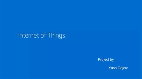 internet of things using raspberry pi pptx