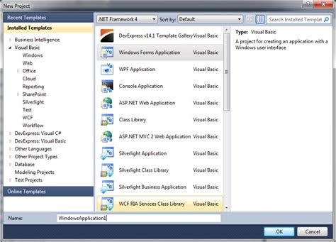 Membuat Project Awal Pada Visual Studio Pandai Visual Basic