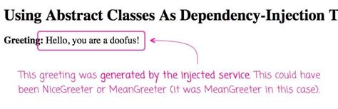 Using Abstract Classes As Dependency Injection Tokens For Swappable