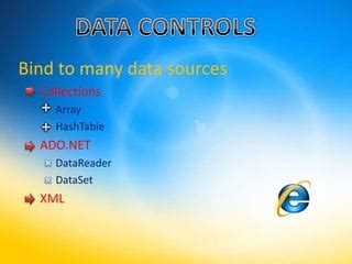 Asp Net Data Controls PPTX