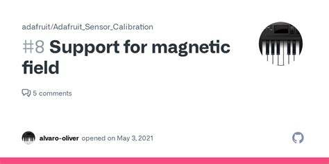 Support For Magnetic Field · Issue 8 · Adafruitadafruitsensor
