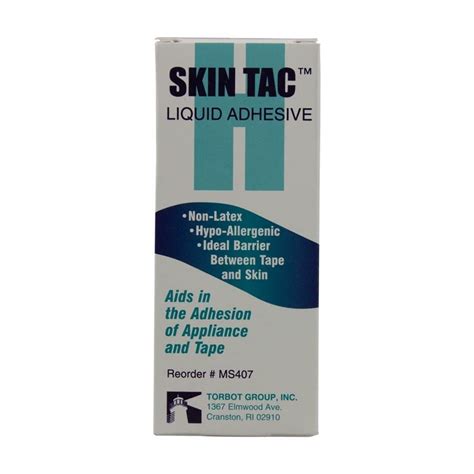 Skin Tac Liquid Adhesive 4 Oz Bottle Diamondcrest Farms Inc